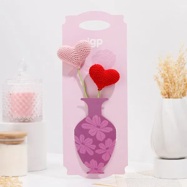 Endearing Handcrafted Crochet Hearts: Gift/Send Single Pages Gifts ...