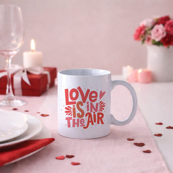 Buy/Send Love Is In The Air Valentint's Day Ceramic Mug Online | IGP ...