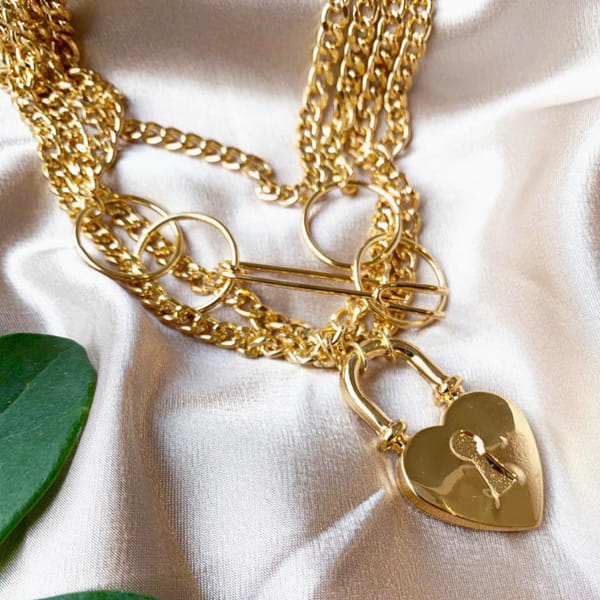 Buy/Send Necklace - Detachable - Gold - Juju Joy Online | IGP | JVS1438649