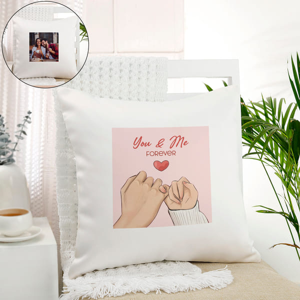 Buy/Send Personalized You And Me Forever Promise Cushion Online | IGP ...
