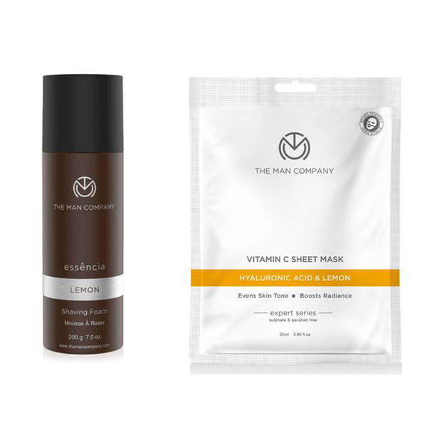 Buy/Send Shaving Foam with Lemon 200 gm with Vitamin C Sheet Mask ...