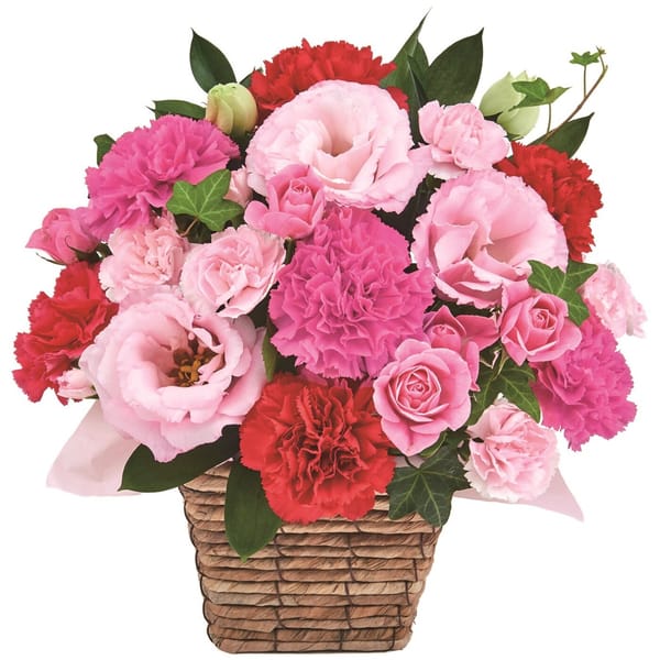 Buy/Send Thanks Mom Pink And Red Shade Arrangement Online | IGP | ID1378538