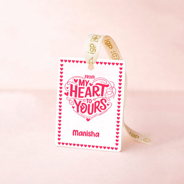 Buy/Send Valentines Personalized Gift Tag Online | IGP | JVS1442680