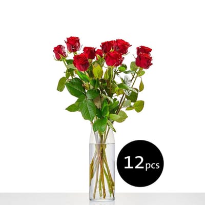 Buy/Send 12 roses medium stemmed Online | IGP | ID1355415