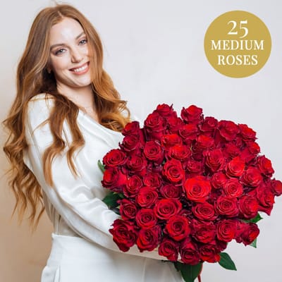 Buy/Send 25 medium stemmed roses Online | IGP | ID1354359