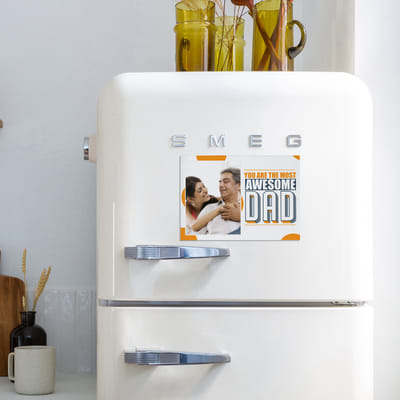 Buy/Send Awesome Dad Personalized Photo Magnet Online | IGP | JVS1277123