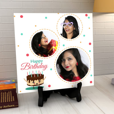 Birthday Wishes Personalized Tile: Gift/Send Home Gifts Online ...