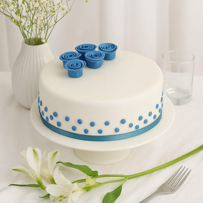 Buy/Send Blue Rose Cake Online | IGP | JVS1199336