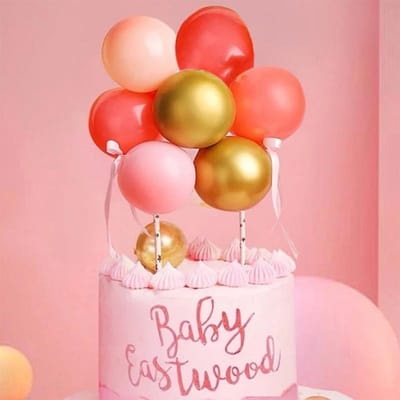 Buy/Send Cake Topper - Balloons - Pastel - Single Piece Online | IGP ...