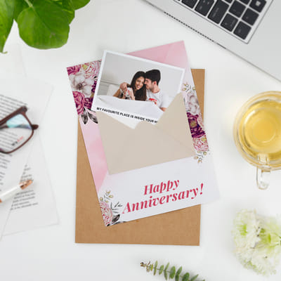Buy/Send Celebrating Us Personalized Anniversary Greeting Card With ...