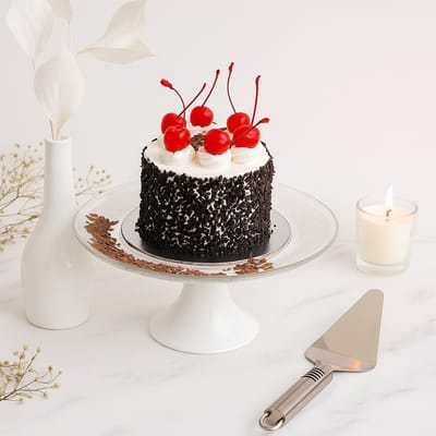 Buy/Send Classic Mini Black Forest Cake (250 Gms) Online | IGP | JVS1417278