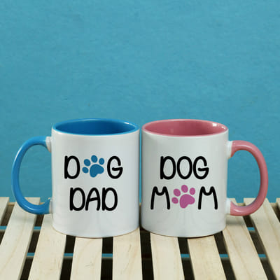 Dog Parents Personalized Mug Set: Gift/Send Home Gifts Online J11132129 ...