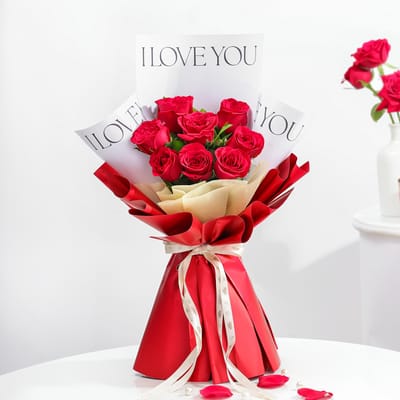 Buy/Send Ever After Red Roses Anniversary Bouquet Online | IGP | JVS1431521
