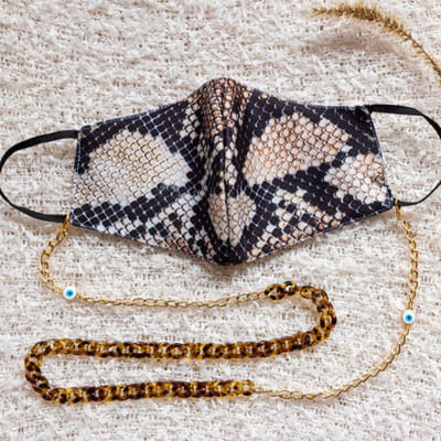 Buy/Send Face Mask With Chain Python Single Piece Online | IGP | JVS1232656