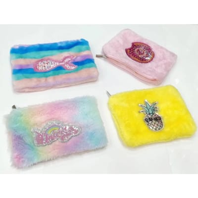 Buy/Send Fur Plush Travel Zipper Pouch Online | IGP | JVS1218851