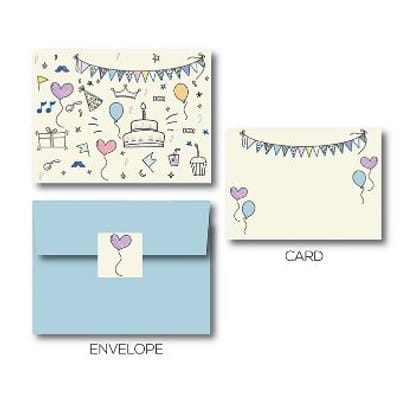 Buy/Send Greeting Card Mini Blank Birthday Card With An Envelope Online ...