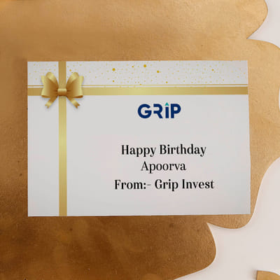 Buy/Send Grip Invest Personalize Card Online | IGP | JVS1270655
