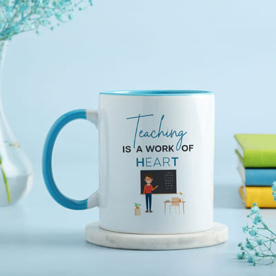 Just Respect Personalized Mug: Gift/Send Teacher's Day Gifts Online ...