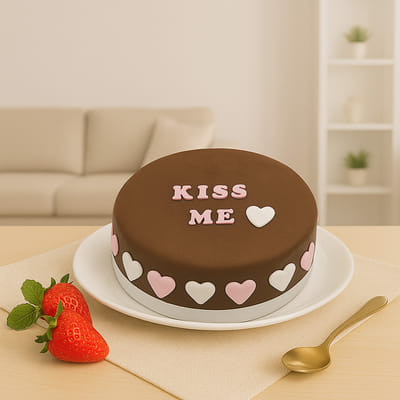 Send KISS ME LOVE CAKE Online, Same Day Delivery in UAE | IGP | IP1131861