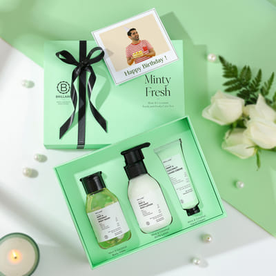 Minty Fresh Personalized Birthday Body Care Combo For Him: Gift/Send ...