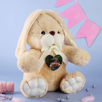 Buy/Send Personalized Bunny Soft Toy Beige Online | IGP | JVS1170106