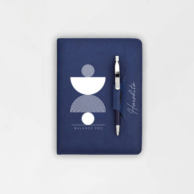 Buy/Send Personalized Elegant Blue Diary And Pen Gift Combo For Her ...