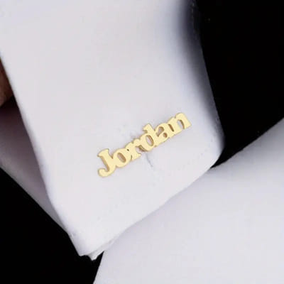 Buy/Send Personalized Gold Name Cufflinks Online | IGP | JVS1401230