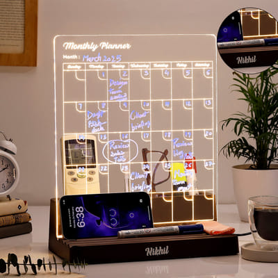Buy/Send Personalized LED Monthly Planner And Organizer Online | IGP ...