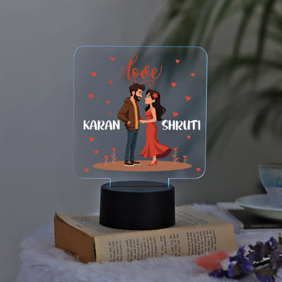 Buy/Send Personalized Love LED Lamp For Couples Online | IGP | JVS1421404