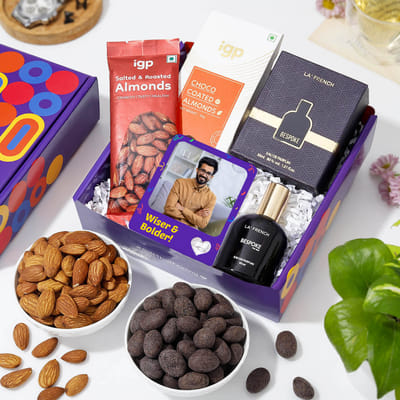 Buy/Send Personalized Wiser And Bolder Birthday Hamper Online | IGP ...