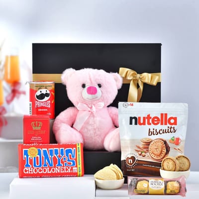 Buy/Send Plushie Love And Treats Hamper Online | IGP | JVS1426017