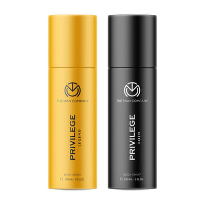 Buy/Send Privilege Bold and Legend Body Spray for Men set 150ml each ...