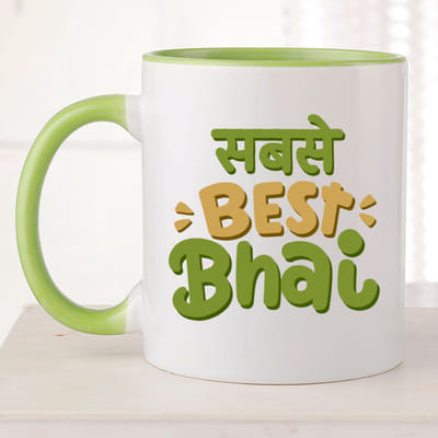 Buy/Send Sabse Best Bhai Mug Online | IGP | JVS1264140