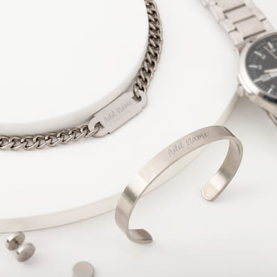 Buy/Send Sleek Silver Essentials Combo For Men Online | IGP | JVS1286160