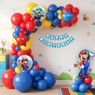 Send Super Mario Birthday Balloon Arch Online, Same Day Delivery in UAE ...
