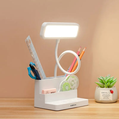 Buy/Send Table Lamp With Step Organizer 3 Color Light Single Piece ...
