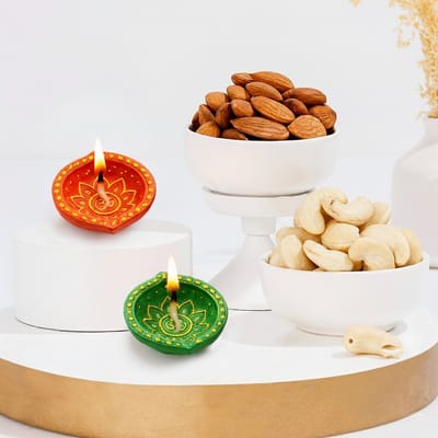 Buy/Send Traditional Glow Diwali Gift Combo Online | IGP | JVS1426356