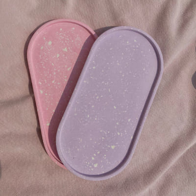 Buy/Send Trinket Dish Oval Terrazzo Single Piece Online | IGP | JVS1218534
