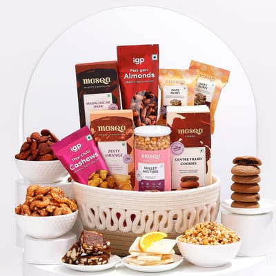 Buy/Send Ultimate Snacks Basket Hamper Online | IGP | JVS1421303
