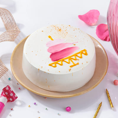 Buy/Send Whimsical White Delight Cake (1 kg) Online | IGP | JVS1392311